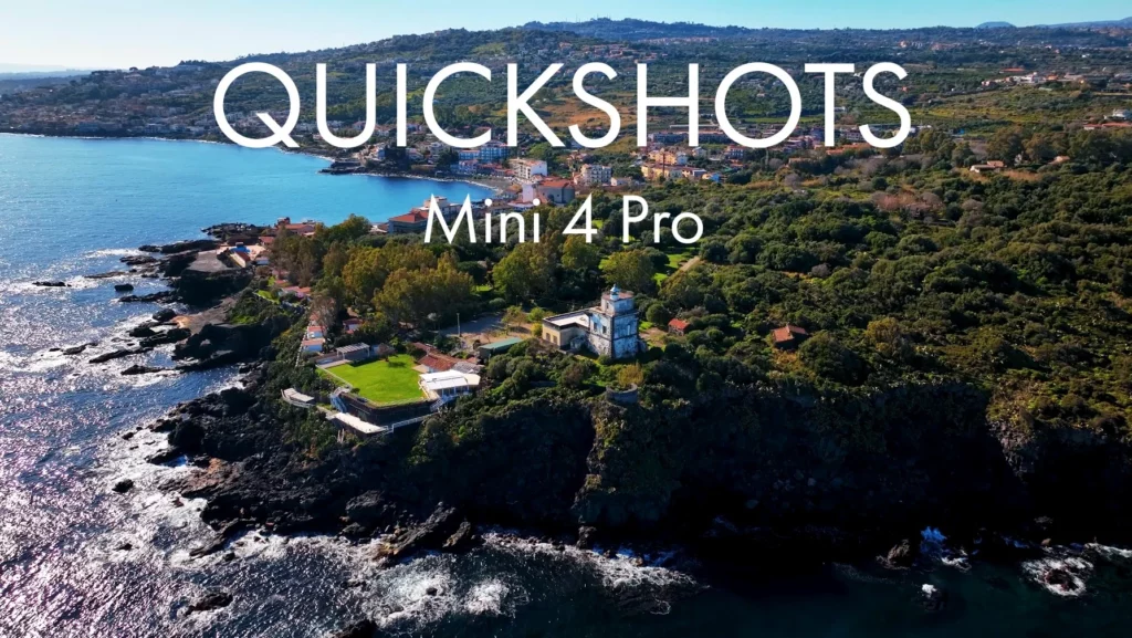 DJI Mini 4 Pro: How to Use Quick Shots – VicVideoPic